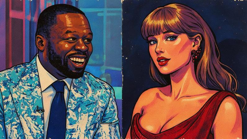 50 Cent celebra menção de Taylor Swift em álbum 'Life of a Showgirl ...