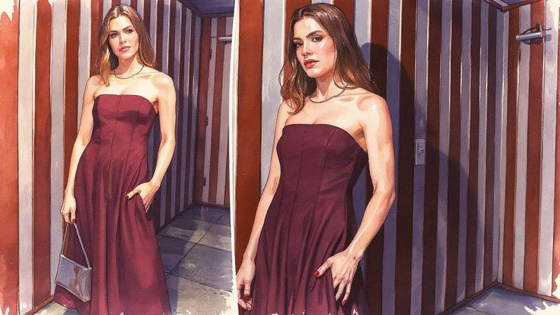 Mandy Moore exibe braços tonificados em vestido midi sem alças - Portal ...