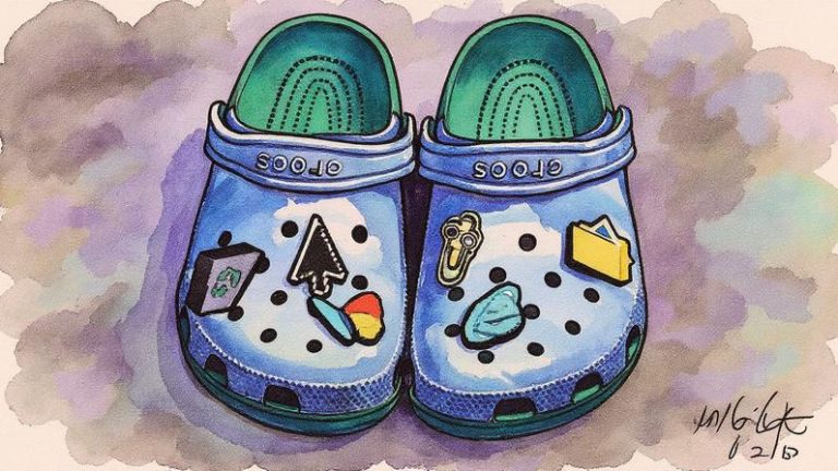 Microsoft lança chinelos Crocs inspirados no Windows XP - Portal Tela