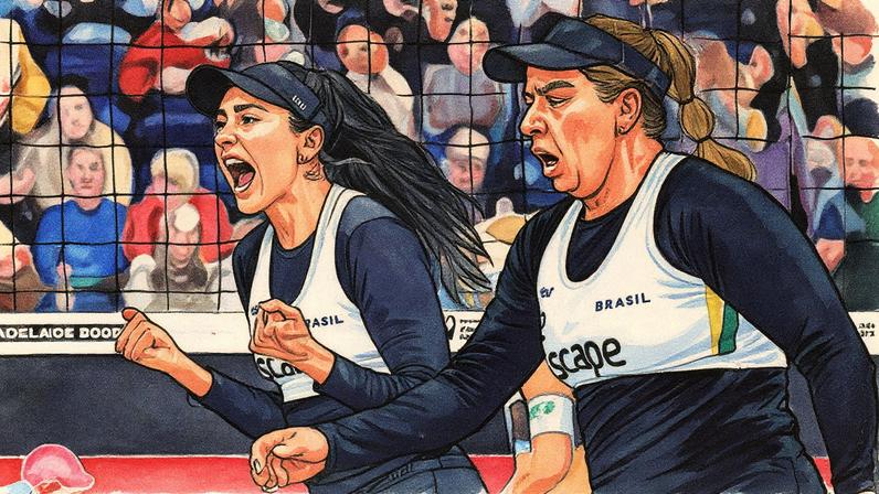Carol e Rebecca enfrentam Nuss e Brasher pela semifinal do Mundial de ...