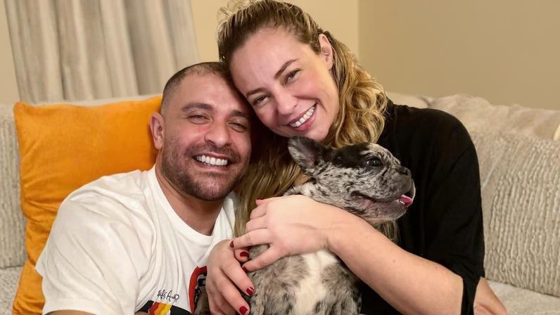Paolla Oliveira e Diogo Nogueira adotaram bulldog francês antes da ...