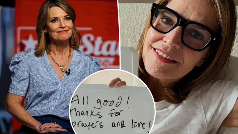 Savannah Guthrie atualiza estado de saúde após cirurgia de cordas ...